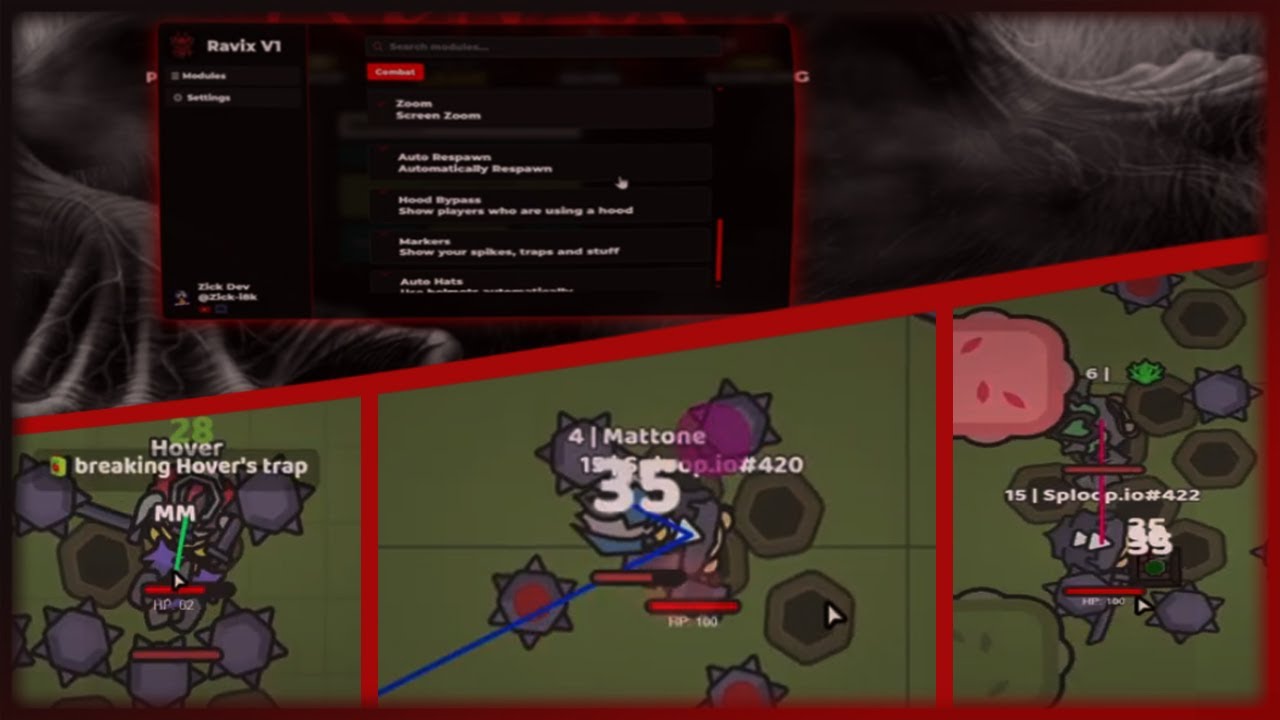 Best Ravix Mod | Sploop.io Hacks Auto Insta , Auto place More.. - YouTube