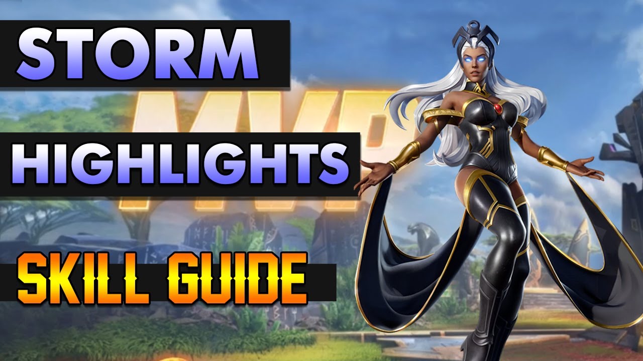 STORM SKILL GUIDE AND HIGHLIGHTS (POWER) - MARVEL SUPER WAR - YouTube