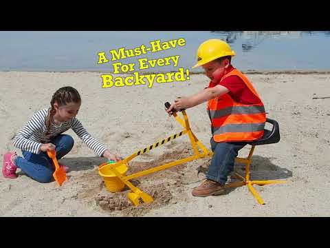 The Big Dig and Roll Big Dig Sandbox Digger Excavator Crane with 360 ...