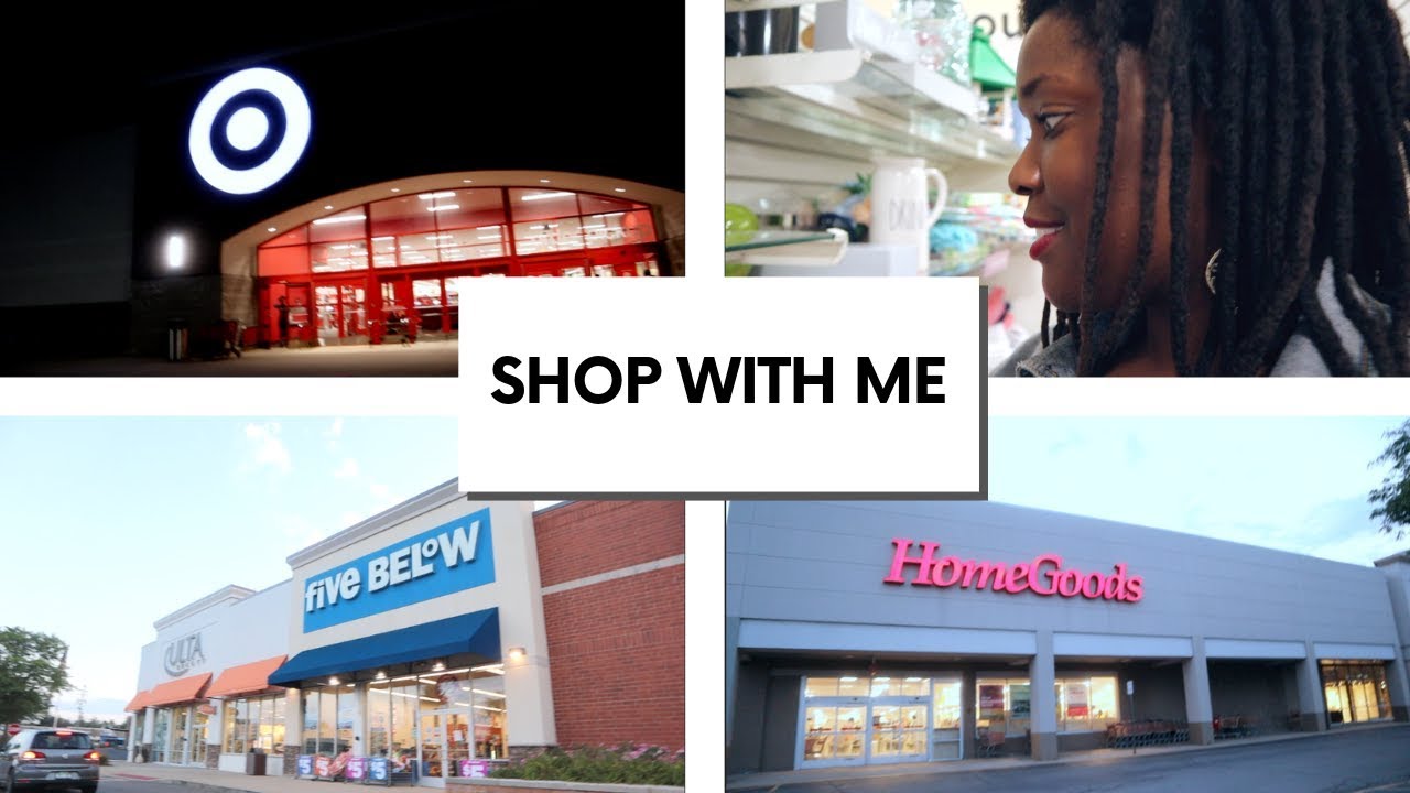 SHOP WITH ME FIVE BELOW, HOME GOODS, TARGET (NO EDITS SHOPPING) - YouTube