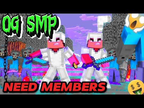 MY NEW OG SMP ️ | NEED MEMBERS || #1 | IN MINECRAFT | oggamerff999 #grow #minecraft #smp - YouTube