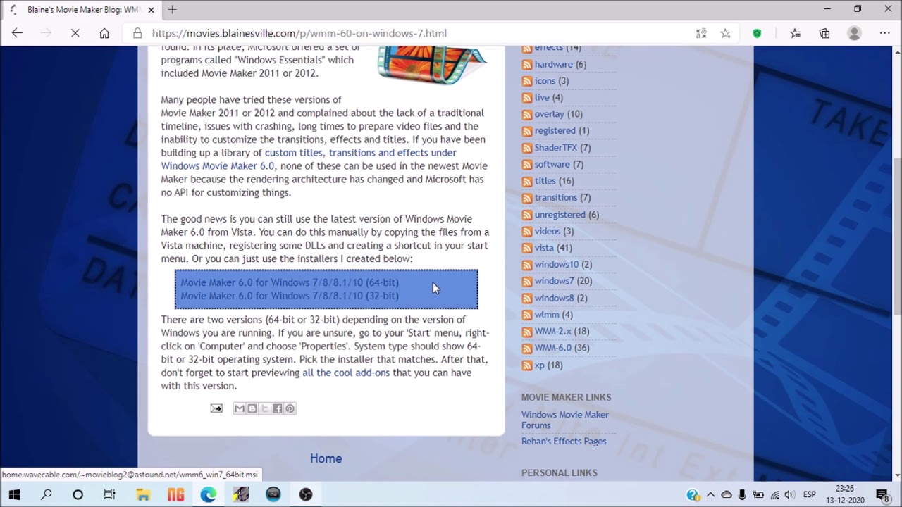 How to Install the old Windows Movie Maker! - YouTube