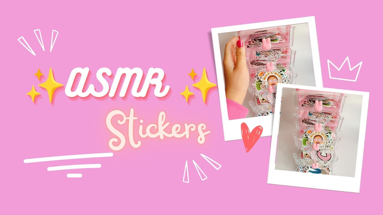 Abriendo Paquetes De Stickers Kawaii 🌸| ASMR #unboxing ##asmr #stickers ...