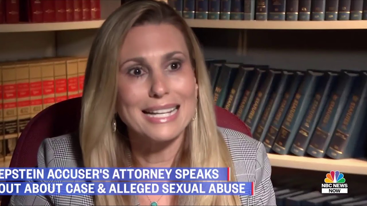 Lawyer for Jeffrey Epstein Survivor, Jennifer Araoz, speaks to NBC News ...