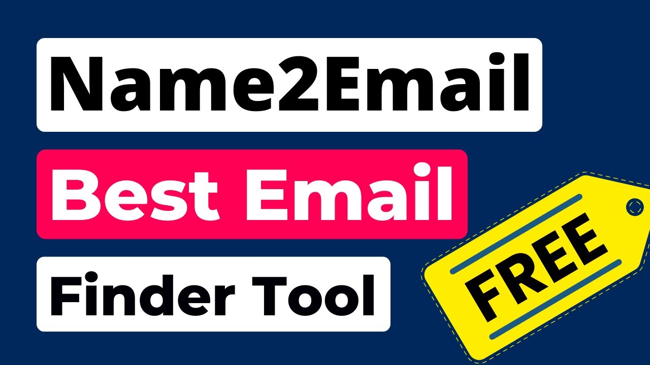 Best Free Email Finder Tool Name2Email | Email Finder Tool | Best Lead ...