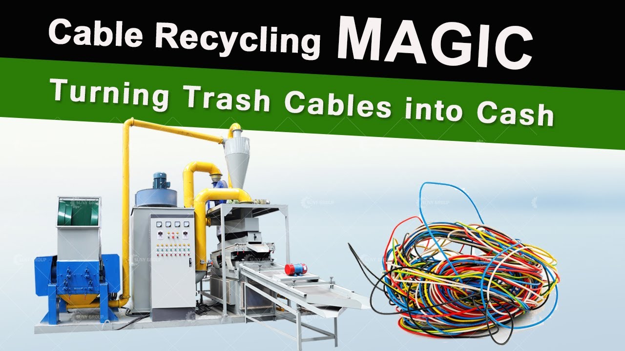 Cable Recycling Magic -Turning Trash Cables into Cash - YouTube