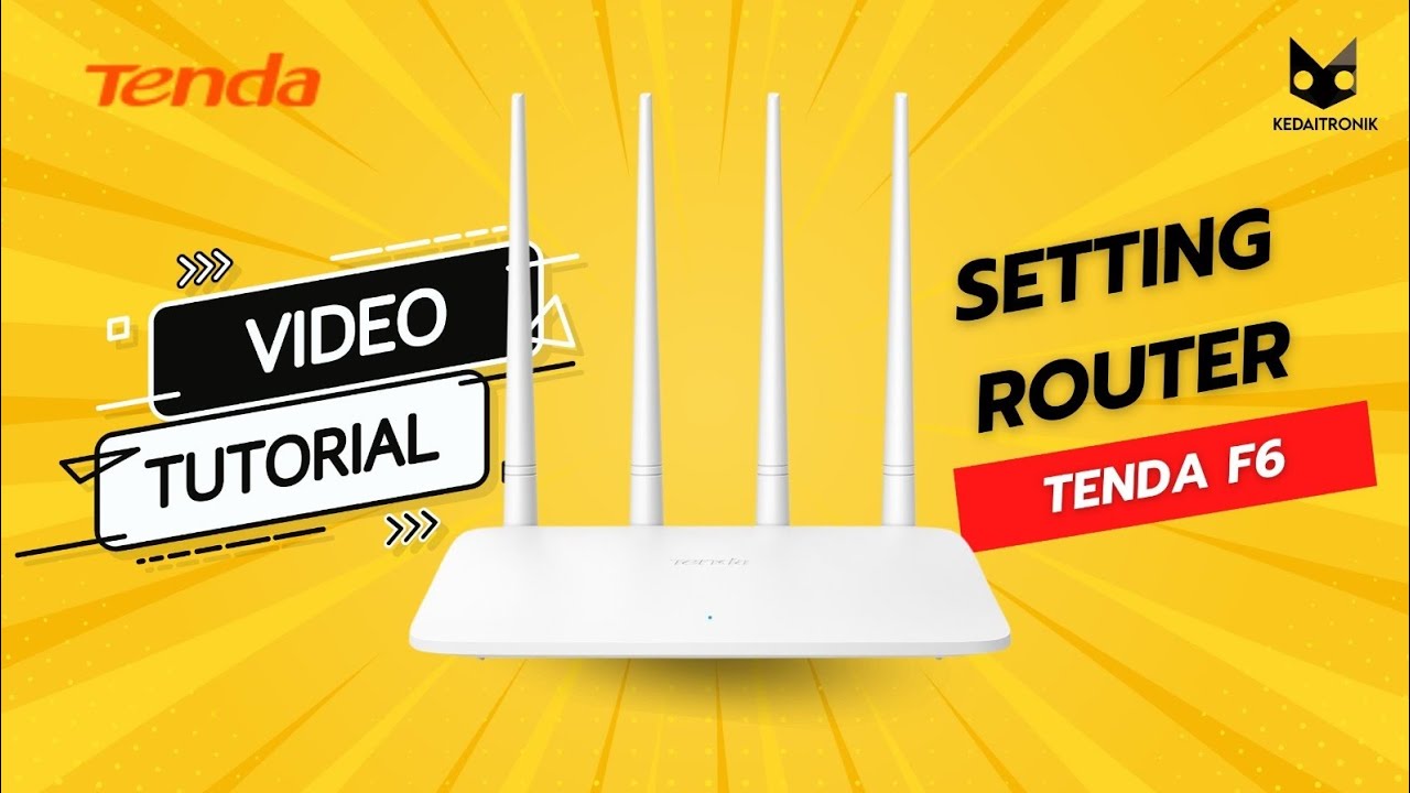 Tutorial Lengkap | Cara Setting Router Tenda F6 dengan Mudah - YouTube