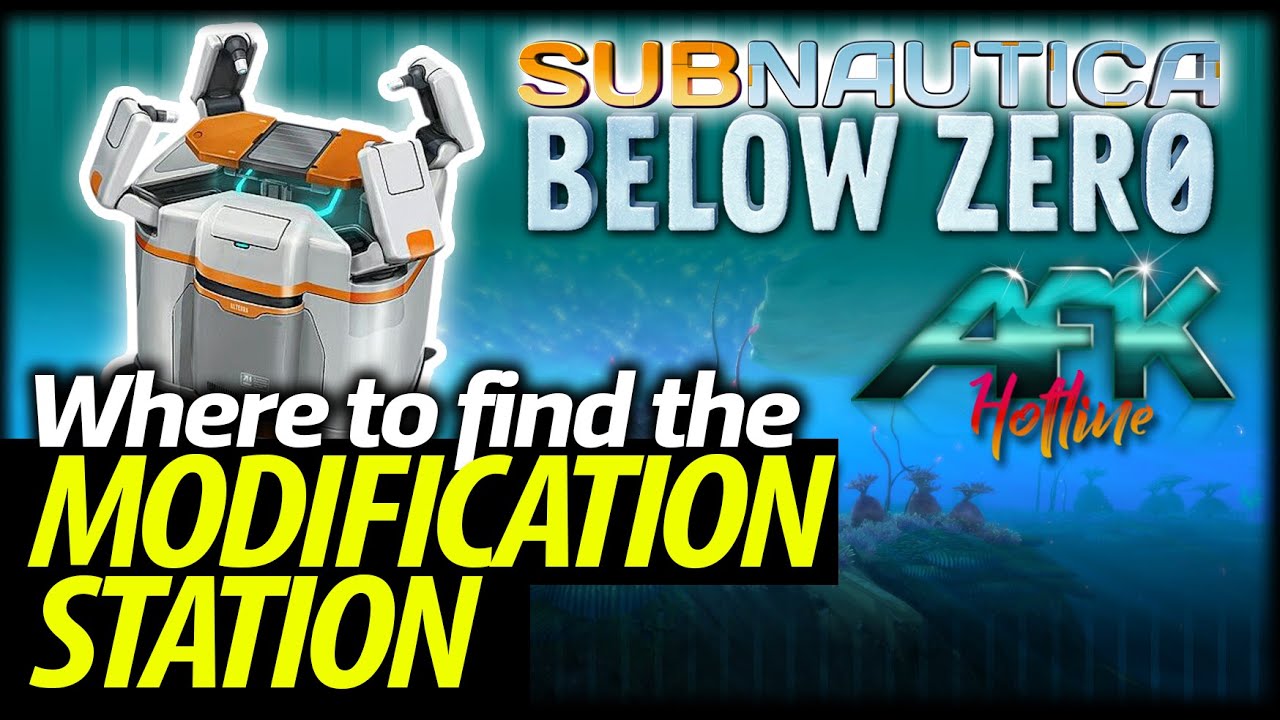 Where to find the Modification Station - Subnautica - Below Zero - YouTube