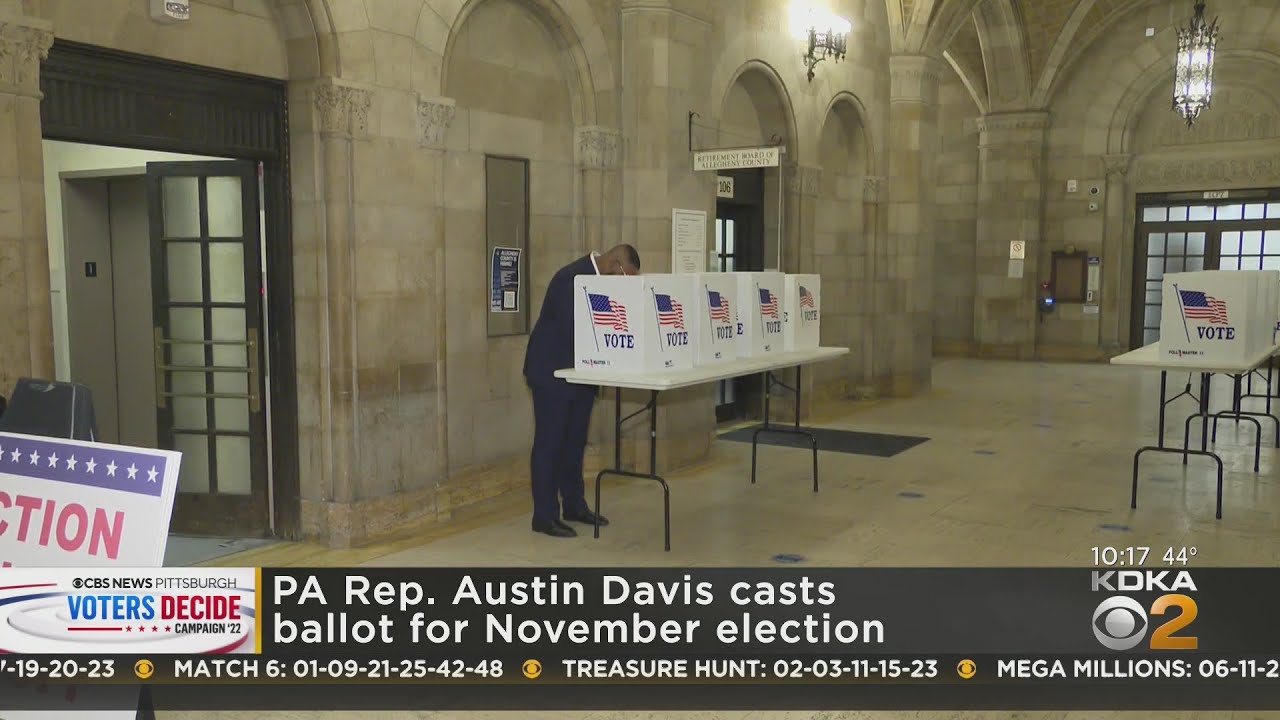Pa. State Rep. Austin Davis casts vote for midterm election - YouTube