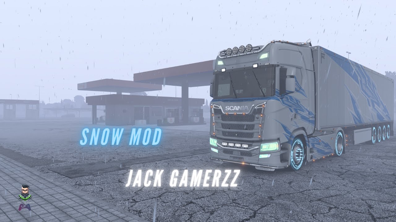SNOW MOD ON ETS2 | FIRST IMPRESSION | EURO TRUCK SIMULATOR 2 ...