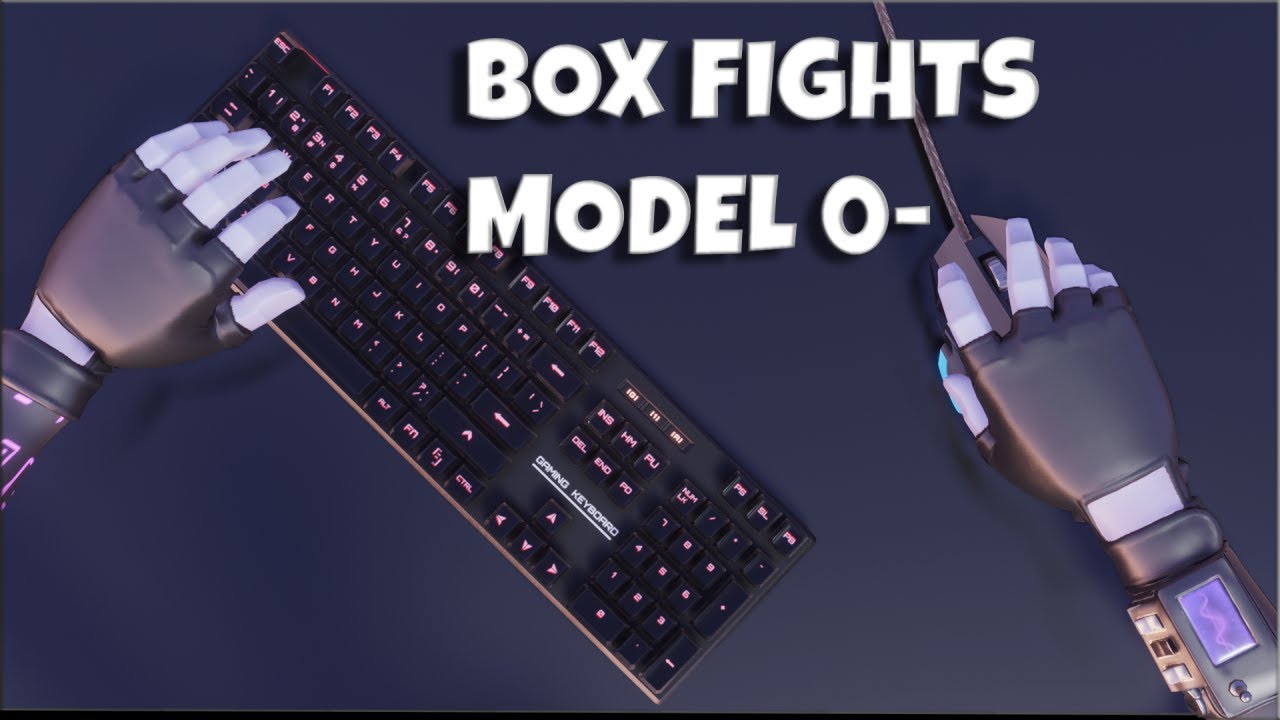 Box fights with model O (Fortnite) - YouTube