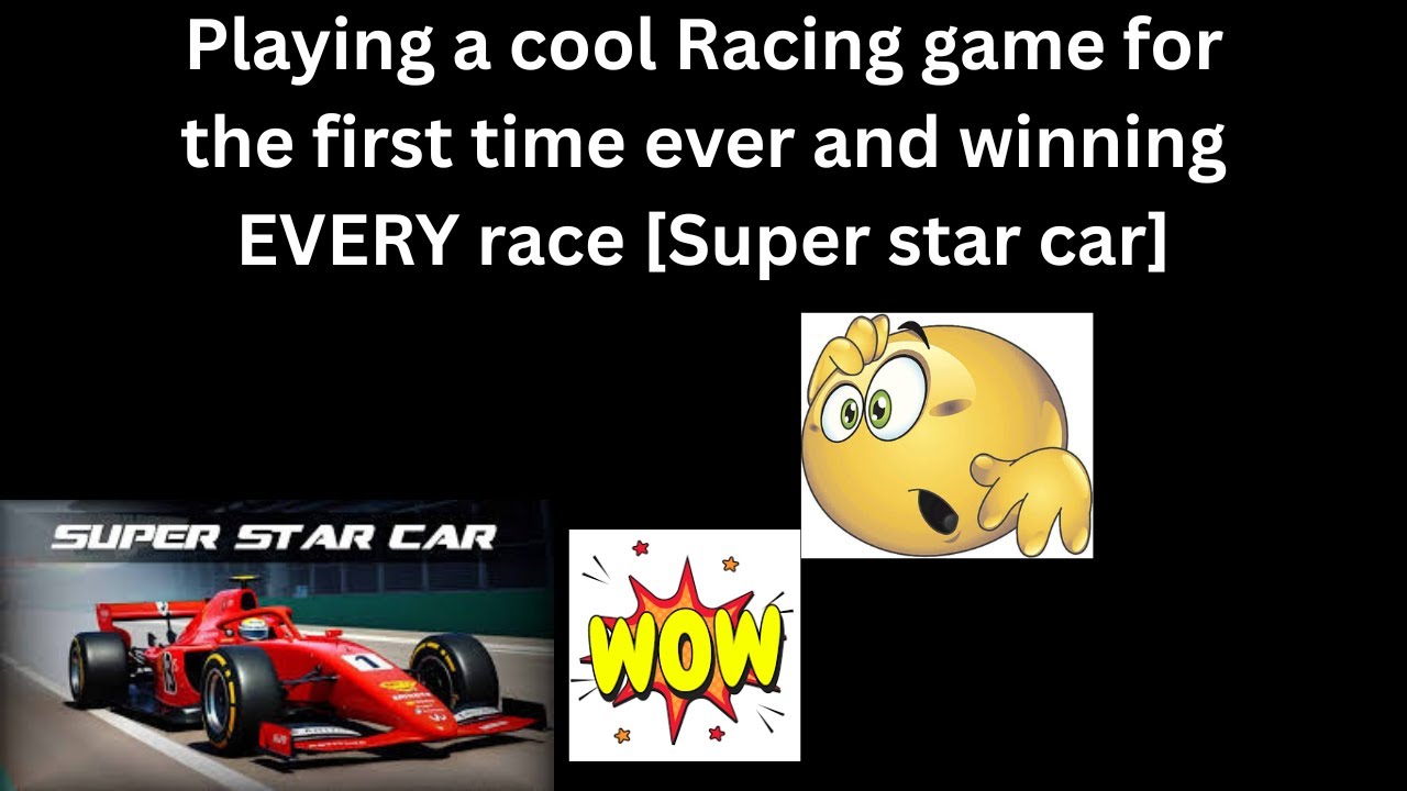 Playing a cool Racing game for the first time ever and winning EVERY ...