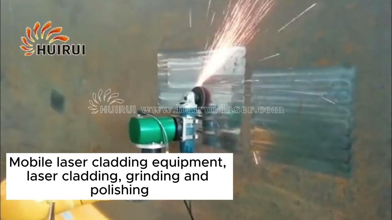 Laser cladding robot automatic grinding and polishing#lasercladding # ...