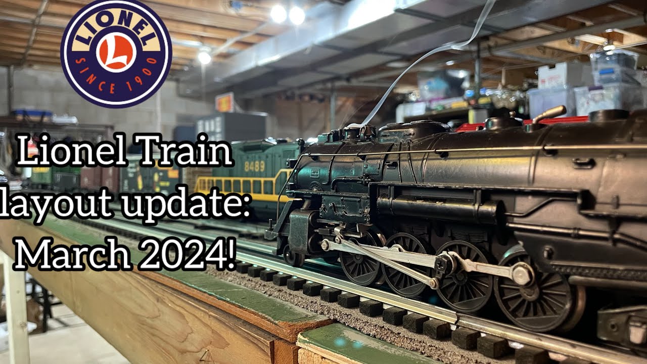 Postwar Lionel Train Layout Update! March 2024! #lioneltrains #1950s ...