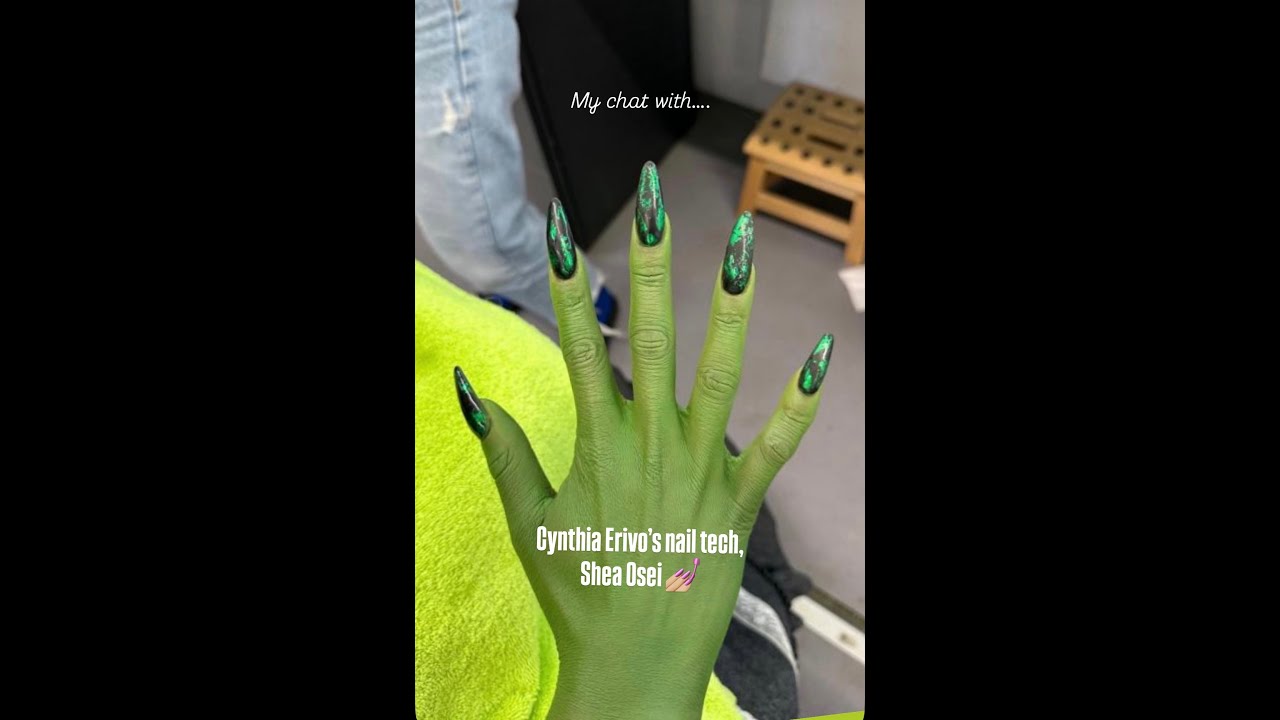 My interview with Shea Osei, Cynthia Erivo's nail tech for Wicked ...