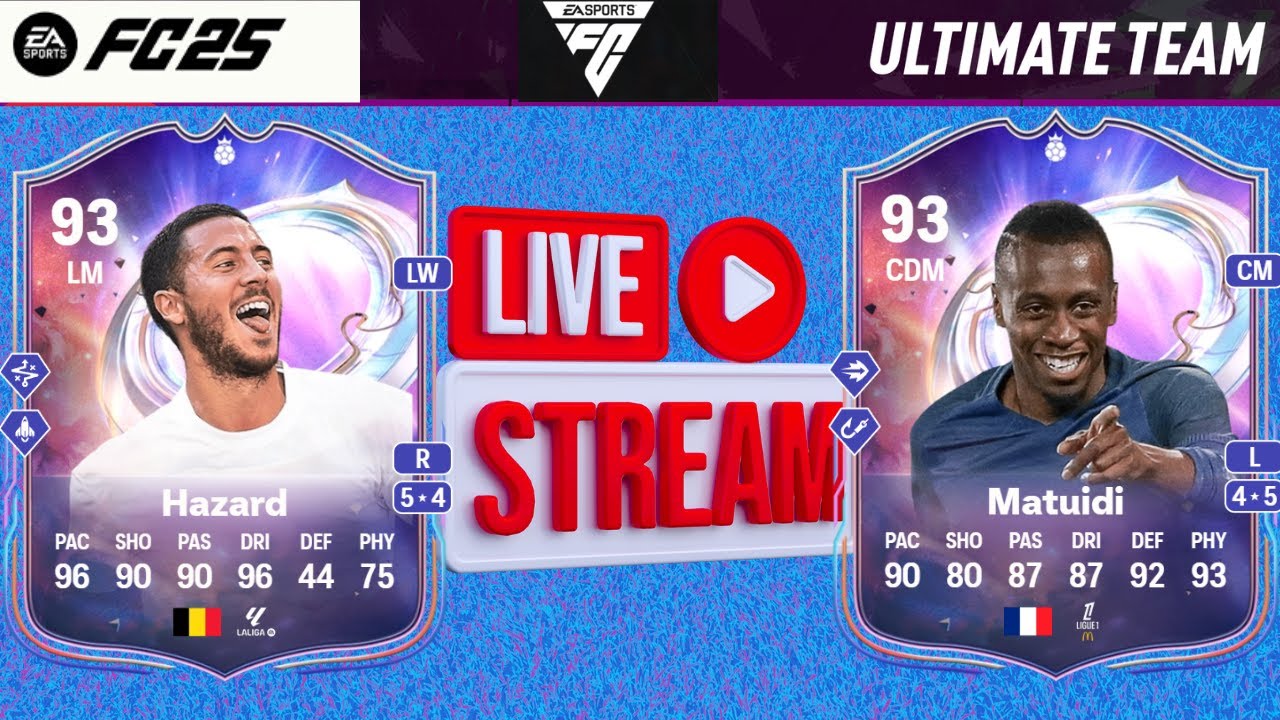 🔴LIVE NOW: LET'S GET TO ELITE & PACK HAZARD - FC 25 ULTIMATE TEAM - YouTube