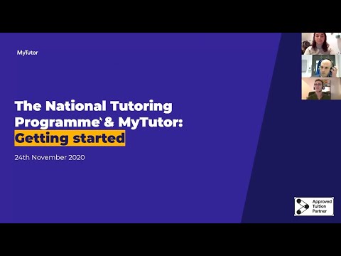 MyTutor - Schools - National Tutoring Programme & MyTutor: Getting Started | MyTutor - YouTube