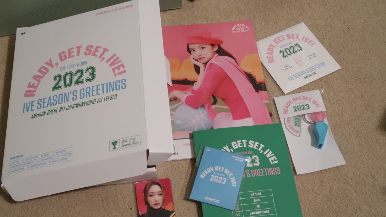 IVE 2023 Season's Greetings [Ready, GET Set, IVE!] UNBOXING/REVIEW ...