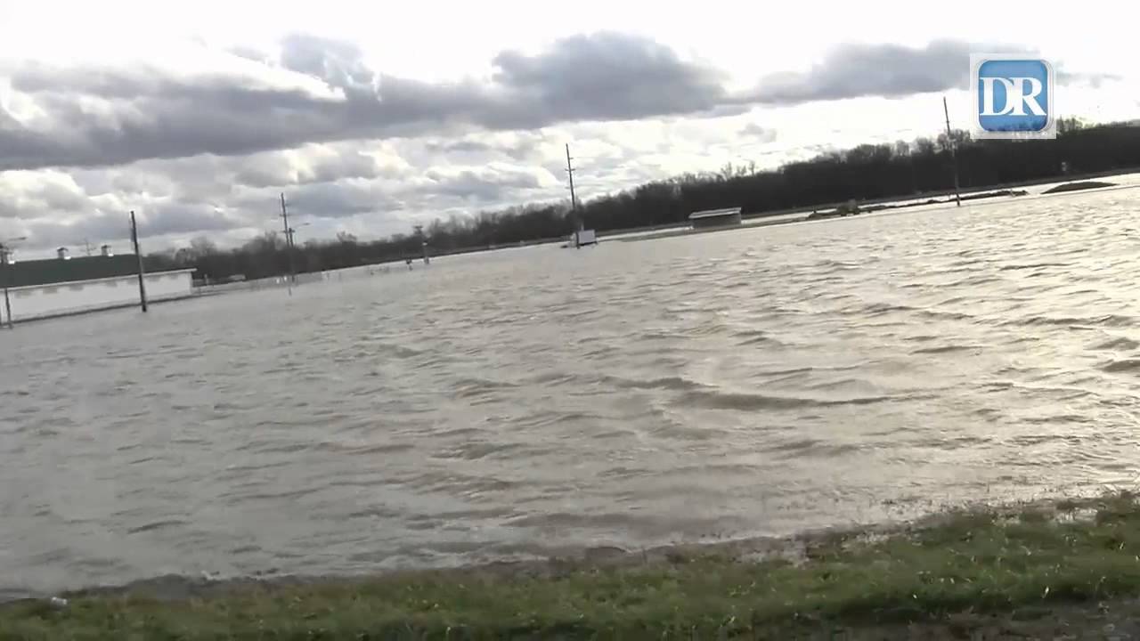 Flooding at Wayne County fairgrounds - YouTube