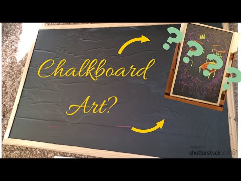 CHALK BOARD ART? With LIQUID CHALK!!