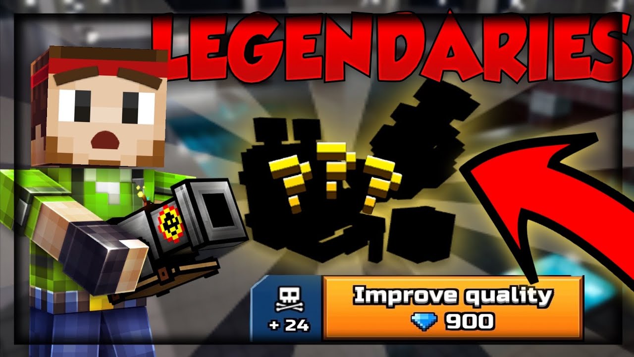 TOP Most POWERFUL Legendary Weapons Pixel Gun 3D - YouTube