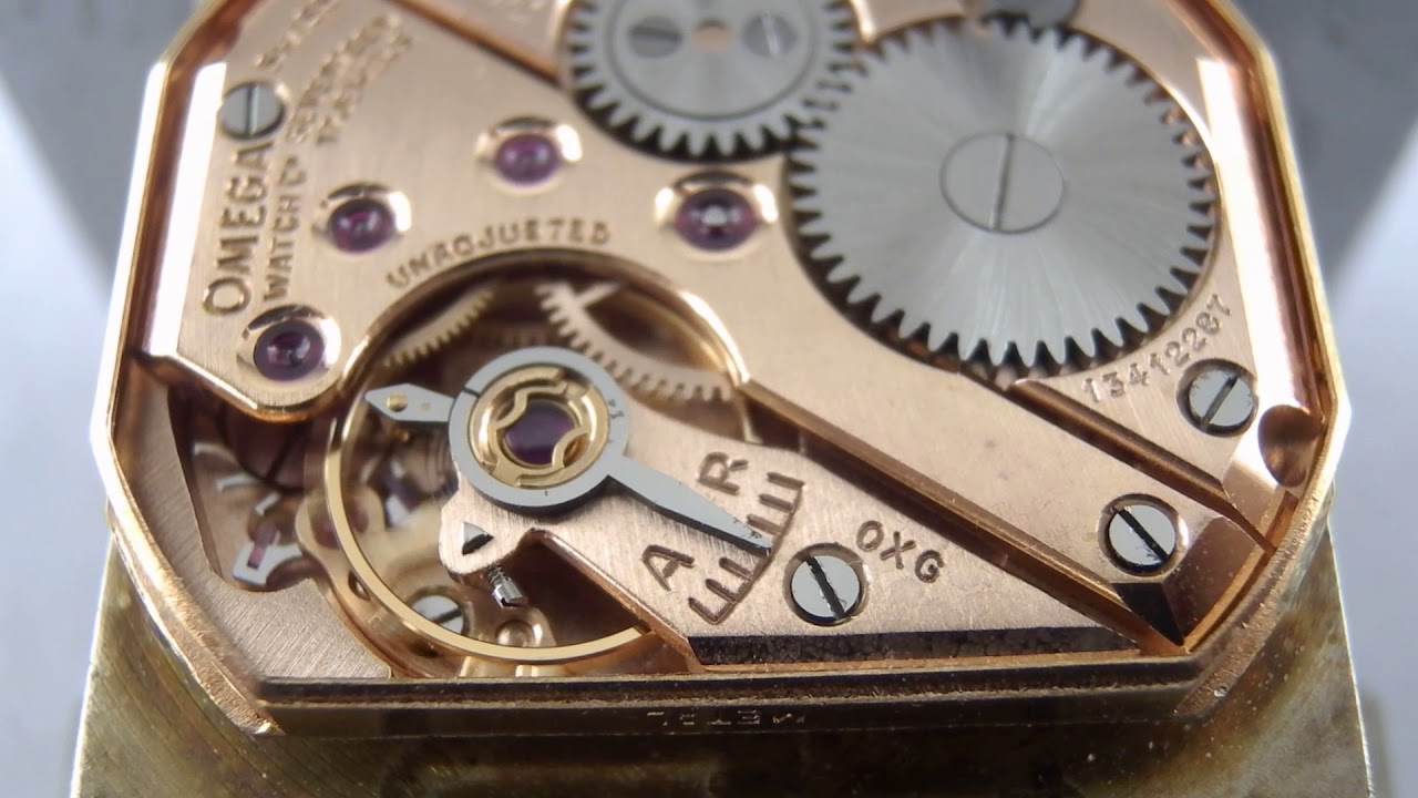 Omega manualwind watch movement cal.302 running,รับซ่อม นาฬิกา ทุกรุ่น ...