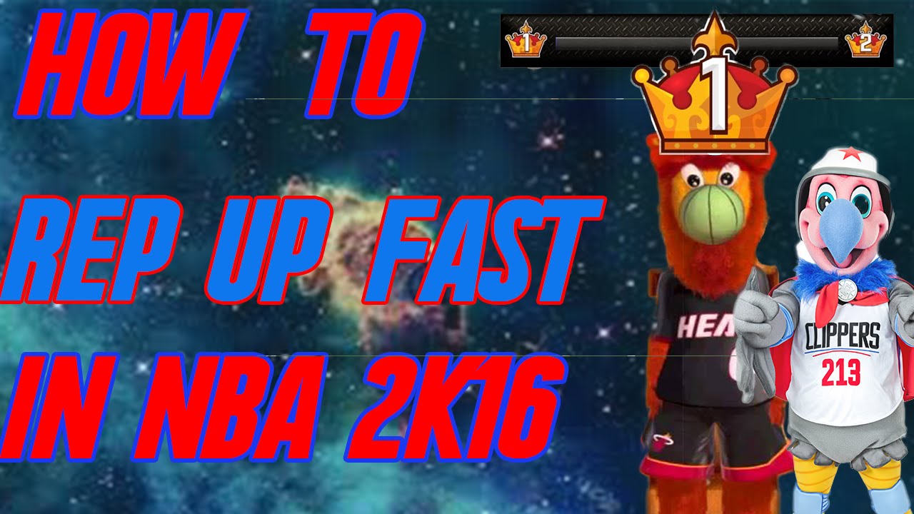 NBA 2K16 MyPark| How to REP UP Fast and Easy After patch 6! My reaction ...