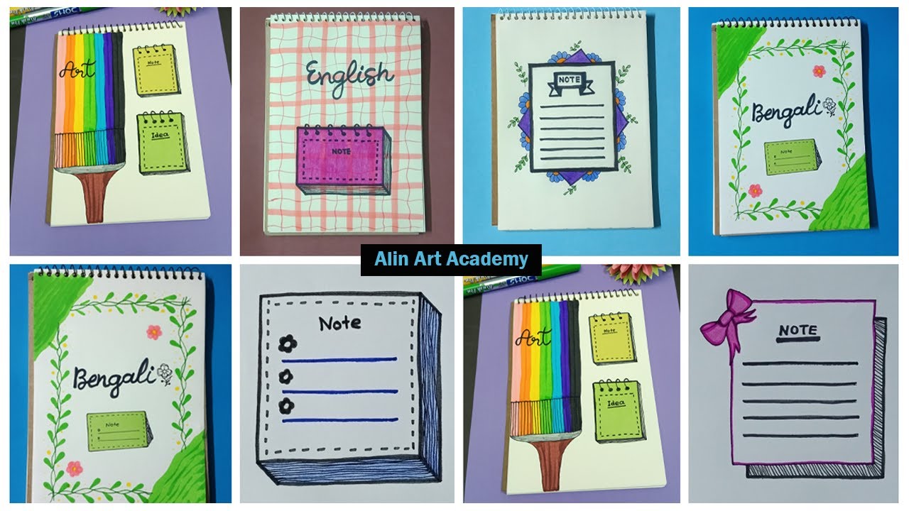 Cute and Aesthetic Front Page Design Ideas - YouTube