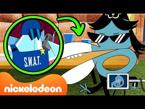Origami Robot Swat Team Rescue 🤖✂️ | Rock Paper Scissors | Nicktoons