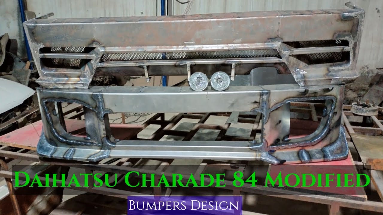 Daihatsu Charade 1984 Modified || Bumpers Design - YouTube