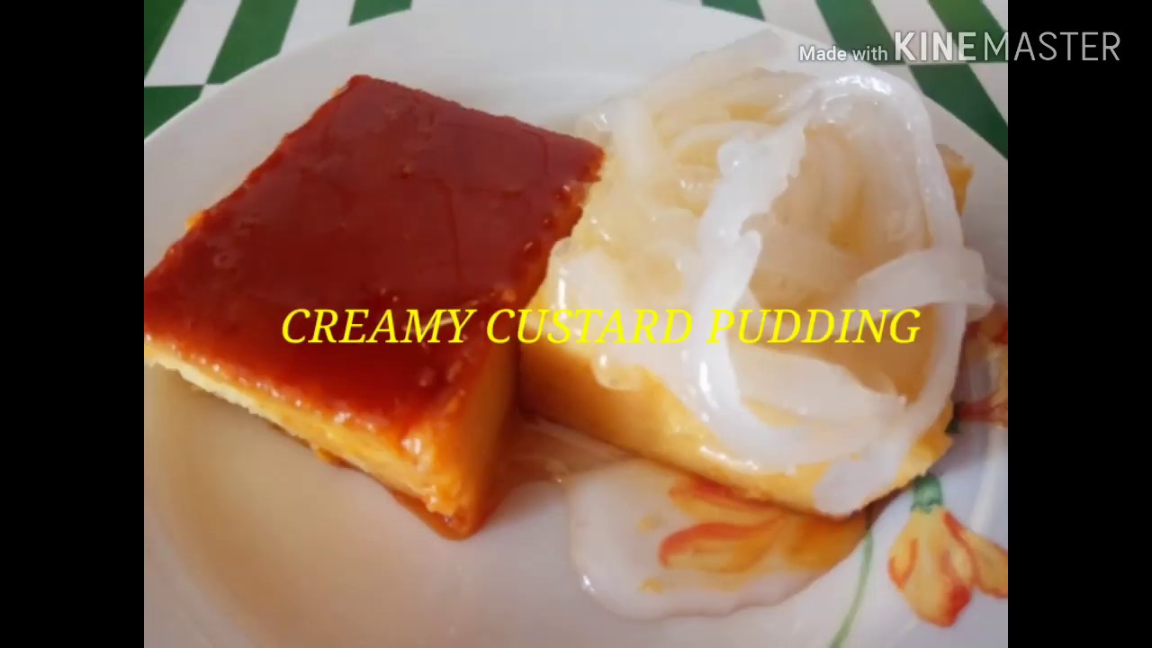 " CREAMY CUSTARD PUDDING " - YouTube