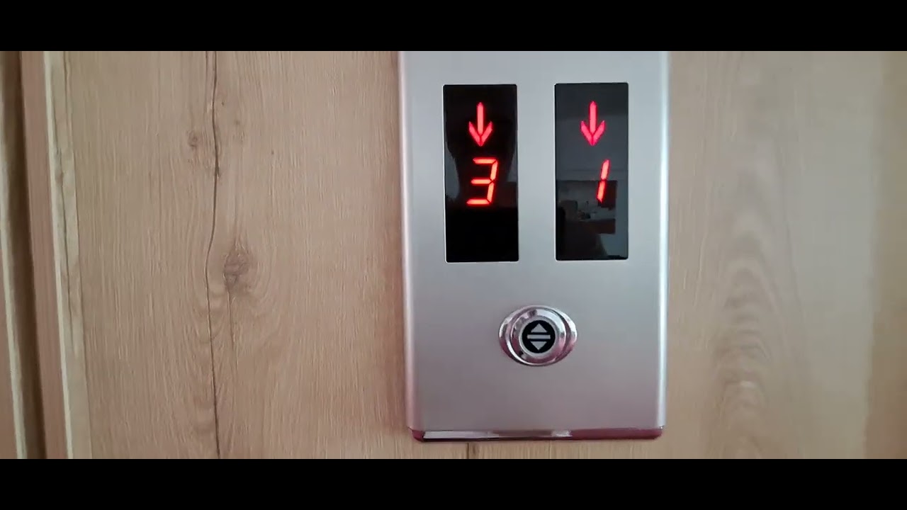 Touchless call buttons! Upgraded EMAC traction lifts at Hotel Ambasador ...