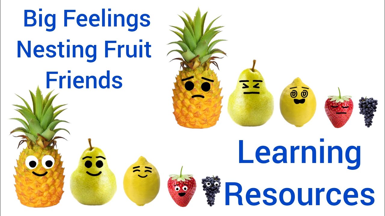 Learning Resources Big Feelings Nesting Fruit Friends 🍍🍐🍋🍓🍇 - YouTube