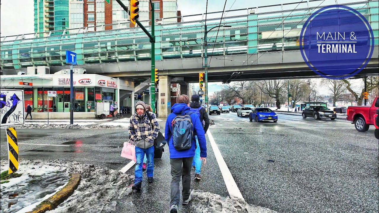 Vancouver Walk & Ride 🇨🇦 - Main St | Expo Line | Waterfront Station ...