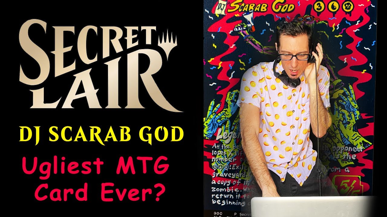 DJ Scarab God promo card | Ugliest Magic card? - YouTube