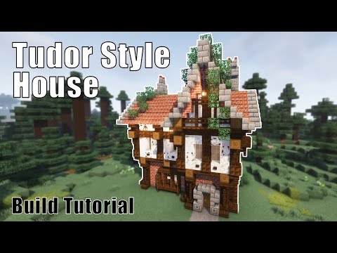 Tudor House Minecraft Build Tutorial | Late Medieval Cottage - YouTube