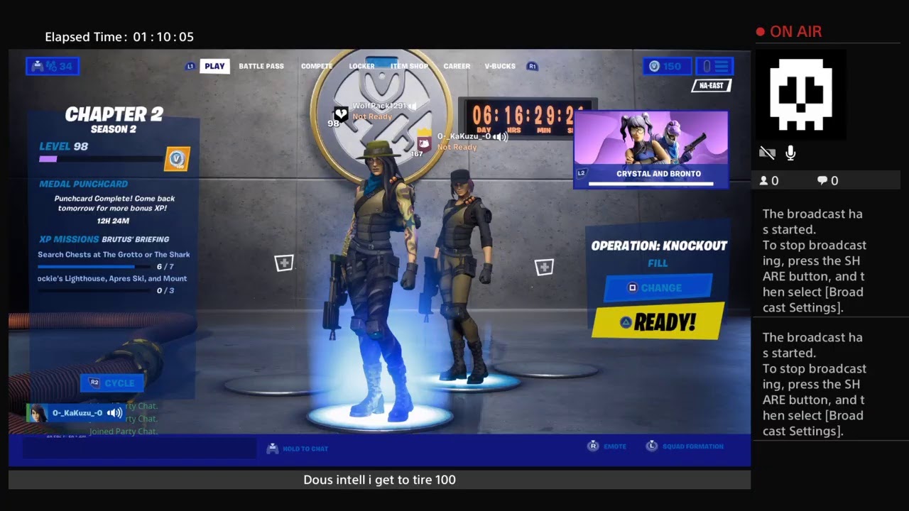 Fortnite : knock out And bruping and earrape :] - YouTube