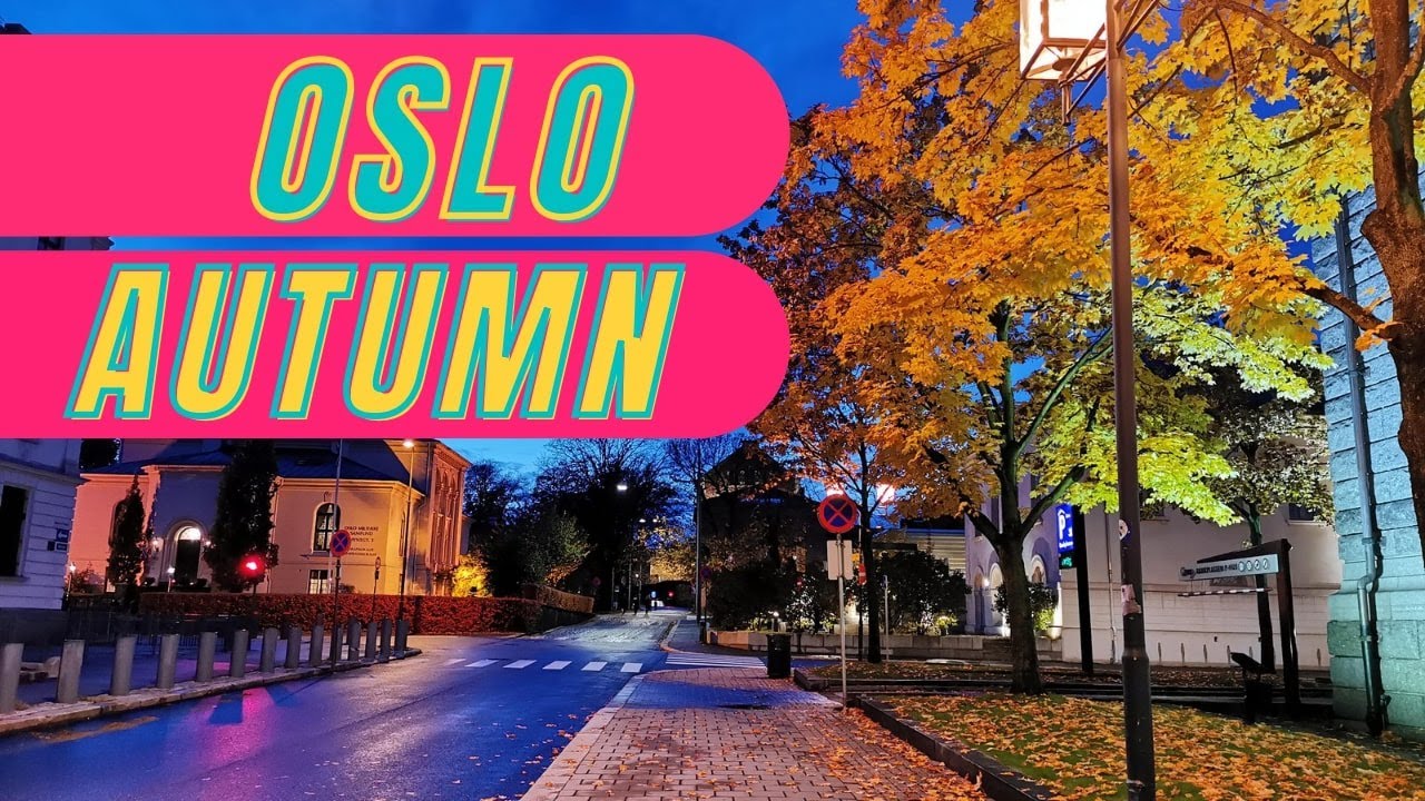 Oslo, Norway 🇳🇴 - Autumn Walk 2022 -4K/60fps HDR -Walking Tour - YouTube