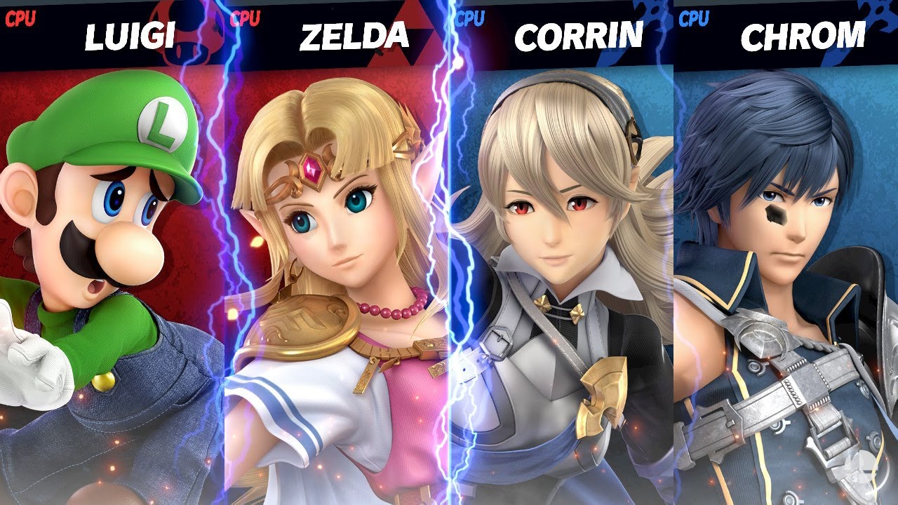 Team Smash for Fun: Luigi & Zelda vs. Corrin & Chrom - YouTube