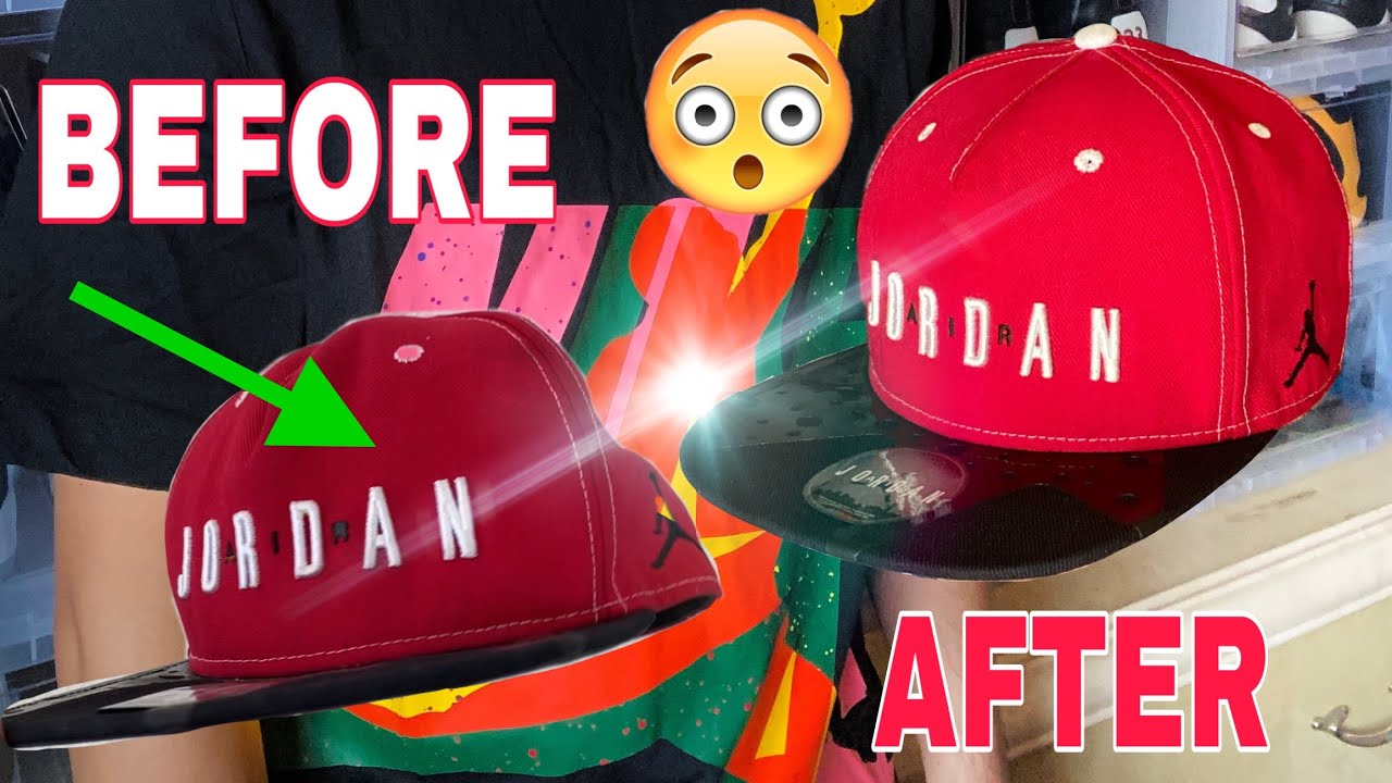 How to Clean and Restore Snapback Hat - YouTube