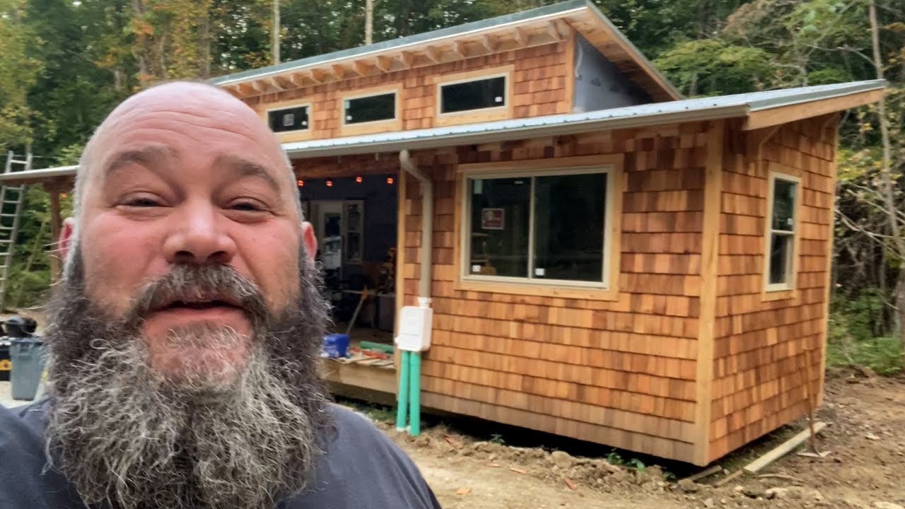 Remote Cabin in the Woods Build - YouTube