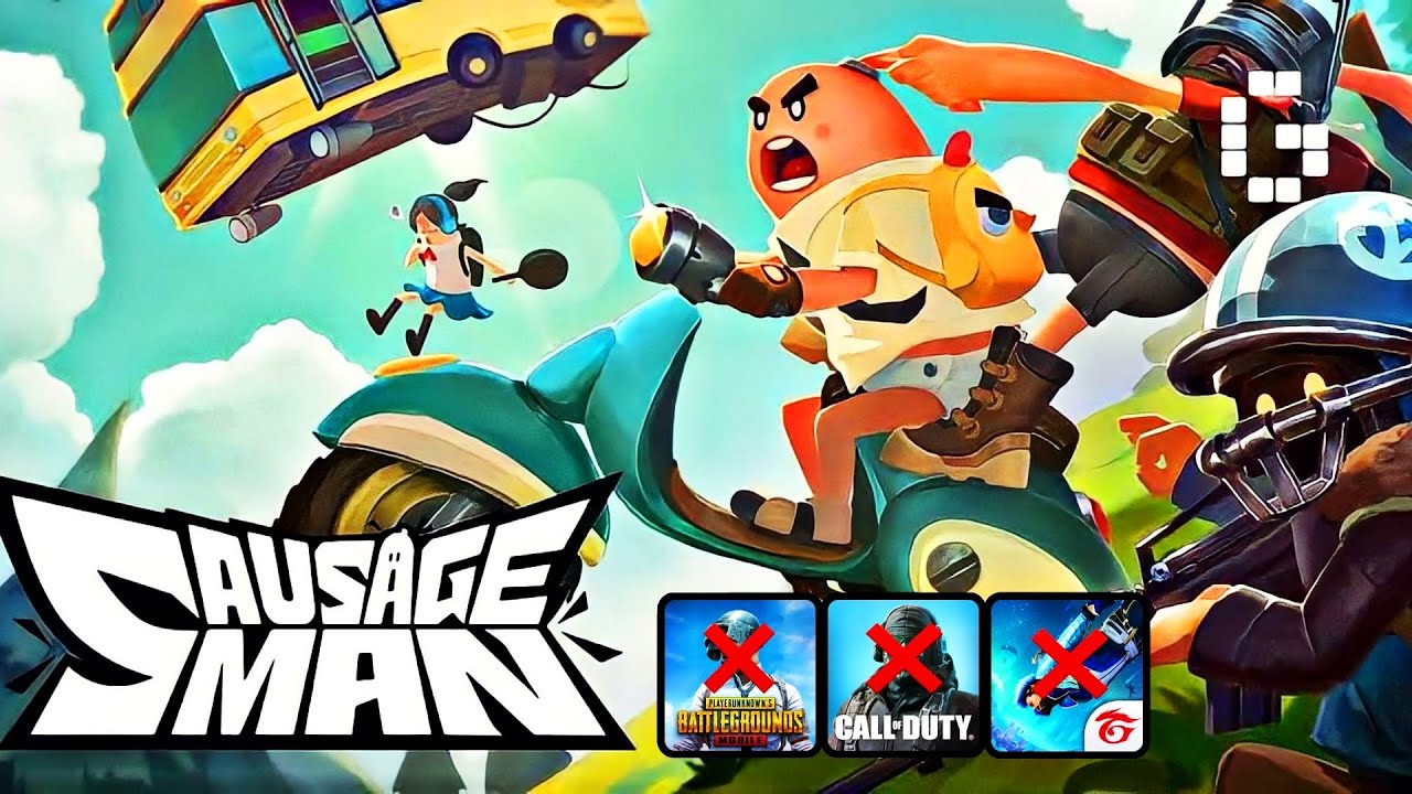 SAUSAGE MAN BATTLEROYAL MULTIPLAYER GAME Walkthrough Gameplay Android ...