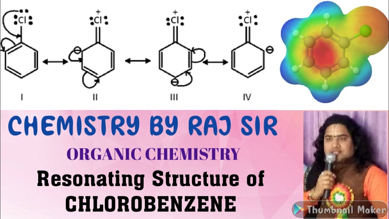 !!Resonance_of_Chlorobenzene!!#Haloarene #organic_chemistry #Chemistry ...