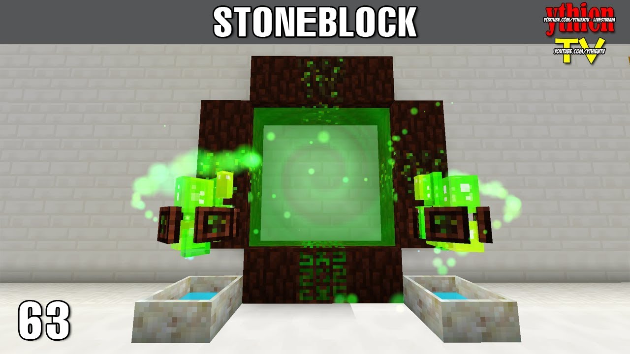 StoneBlock 63 - Lướt Nhanh Qua Botania - YouTube
