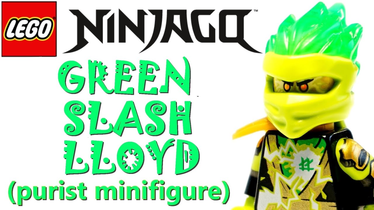LEGO NINJAGO GREEN SLASH LLOYD SUIT CUSTOM PURIST MINIFIGURE TUTORIAL ...