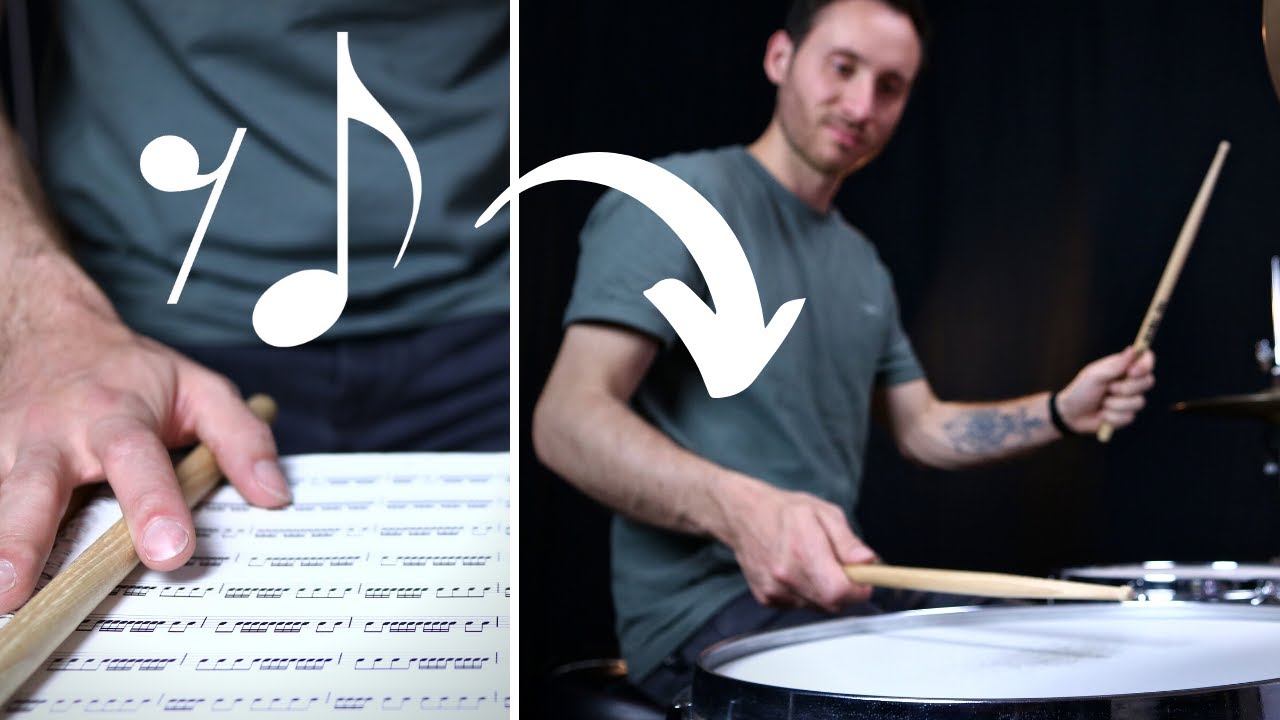 Noten lezen voor Drummers (Achtste Noten & Rusten) | DRUMLES - YouTube