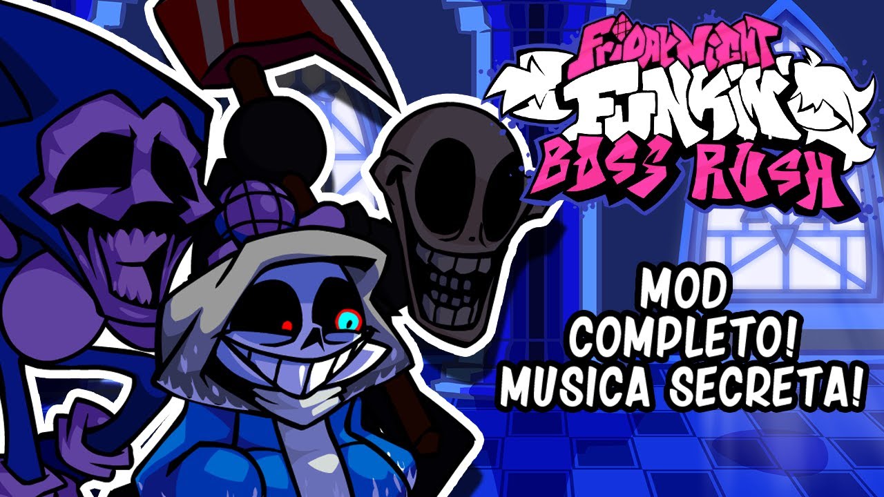 SANS, ETELED E MAJIN SONIC! - Friday Night Funkin Boss Rush - YouTube