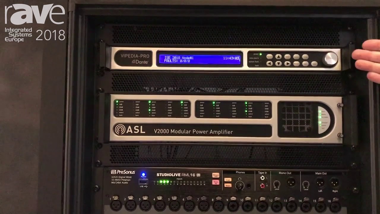 ISE 2018: ASL Presents VIPEDIA Equiptment with EN54 System and Dante ...