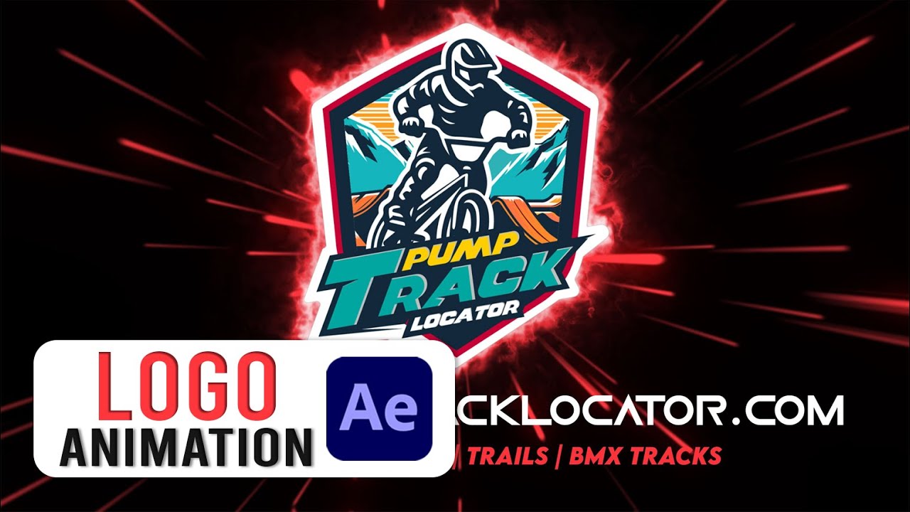 PUMP TRACK LOCATOR Logo Animation Video for Intro - YouTube