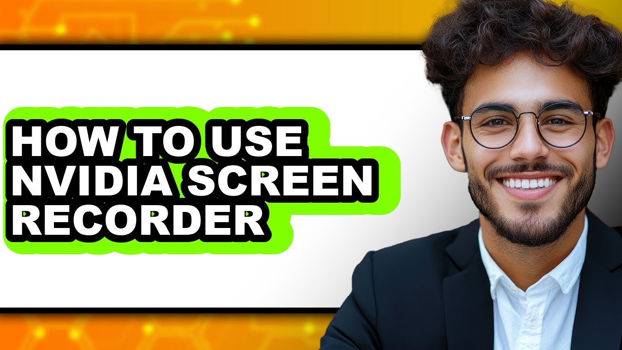 How to Use Nvidia Screen Recorder (updated) - YouTube